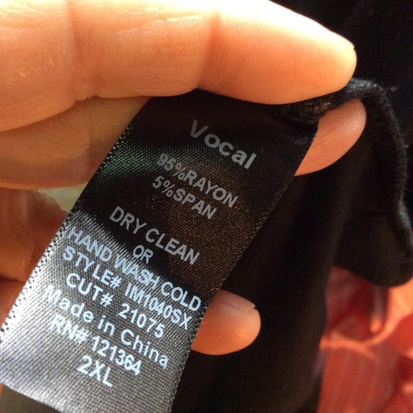Vocal | Tops | New Black Sparkle Blouse Plus Size X 2x 3x | Poshmark
